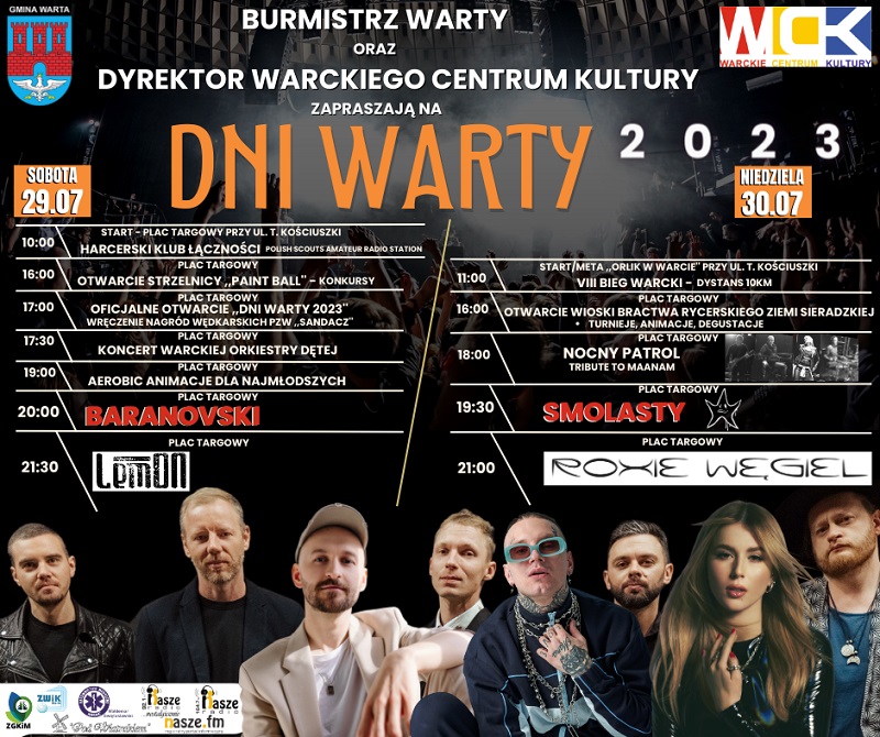 Dni Warty 2023 - www.nasze.fm - regionalny portal informacyjny